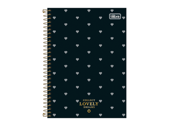 Cuaderno Tilibra West Village 319881 tapa dura rayada con espiral 80 hojas