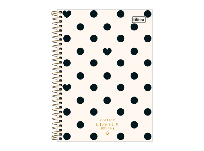 Cuaderno Tilibra West Village 319881 tapa dura rayada con espiral 80 hojas
