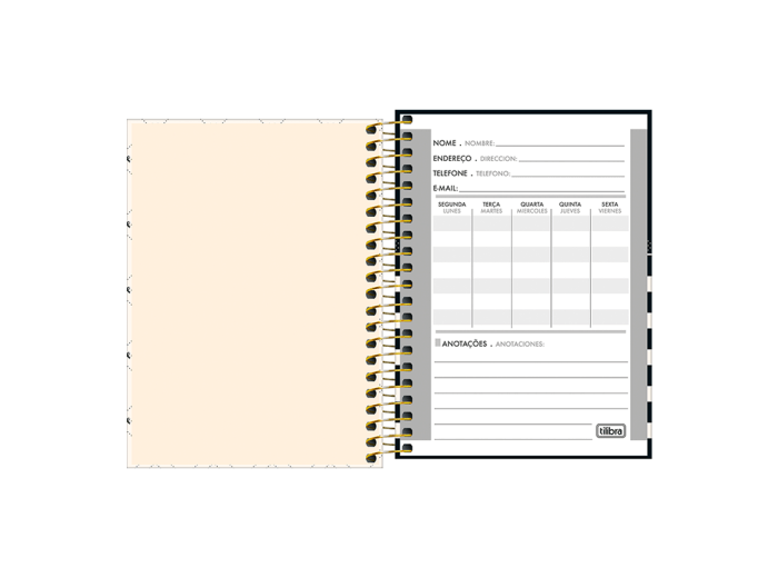 Libreta Tilibra West Village Tapa dura 80 hojas